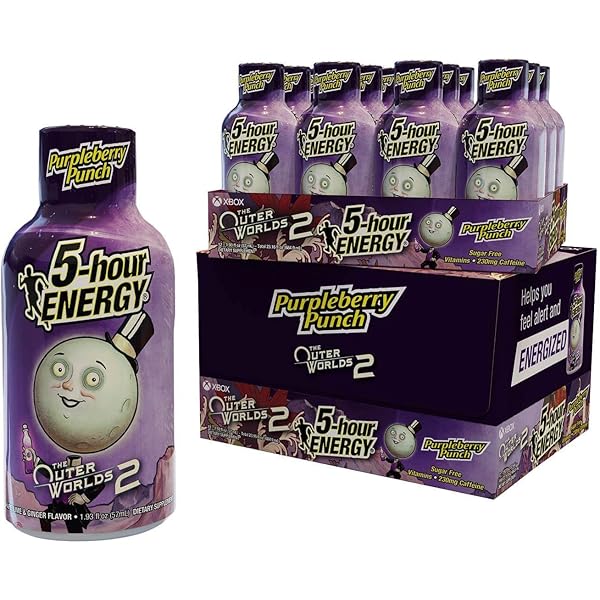 5-Hour Energy: Purpleberry Punch - The Outerworlds 2 Edition (12CT ...
