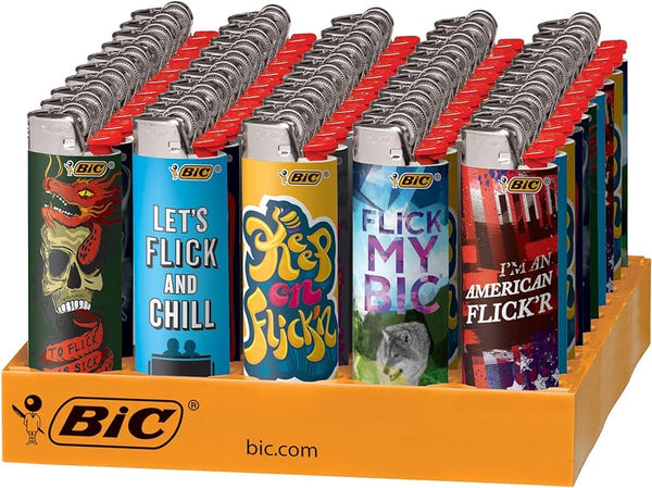 Bic Lighters: Flick My Bic Design (50CT) – ABC Products Inc.