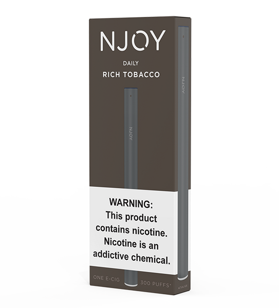 NJOY DAILY Disposable: Rich Tobacco 4.5% – ABC Products Inc.