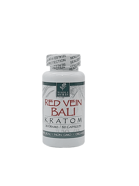 Whole Herbs Bottles: Bali Red Vein - 60 Capsules | 36 GMS – ABC ...