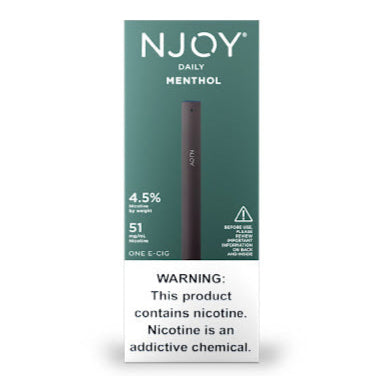NJOY DAILY Disposable: Menthol 4.5% – ABC Products Inc.
